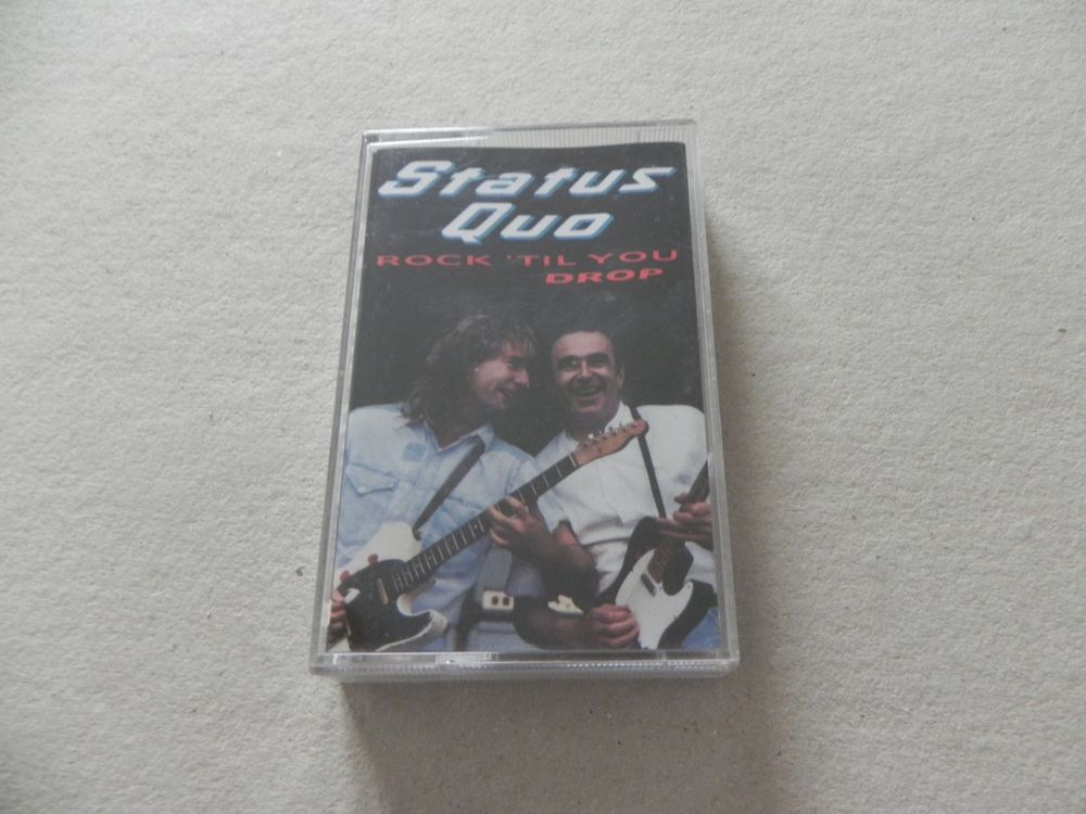 MC engl. Rock Hardrock Band Status Quo 1991 Rock`til You .. (Neu und ...