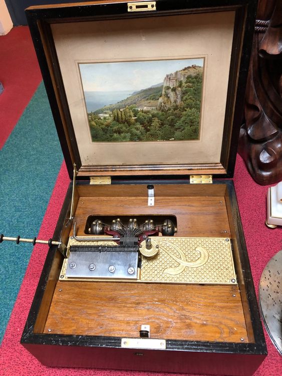 34er Kalliope Spieldose mit 10 Glocken.Schnäppchen (Gebraucht) in ...