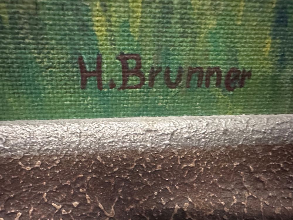 Gemälde von H. Brunner (Gebraucht) in Strengelbach für CHF 5 – mit ...