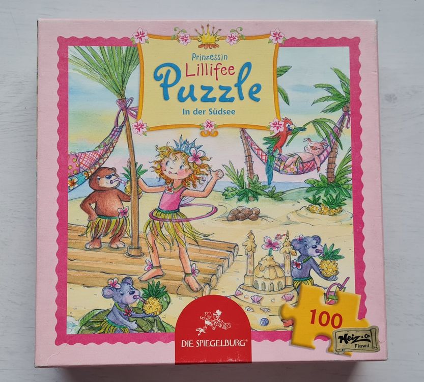 Prinzessin Lillifee Puzzle - In der Südsee 100 Teile (Gebraucht) in ...
