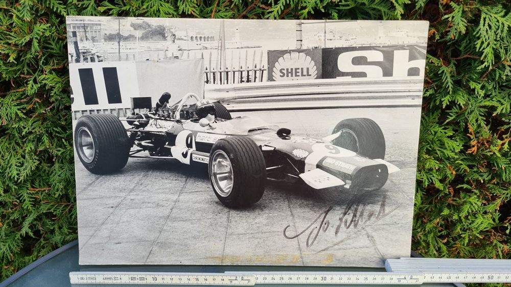 Jo Siffert Grossbild mit Original Autogramm. (Gebraucht) in Oberbuchsiten für CHF 129 – mit ...