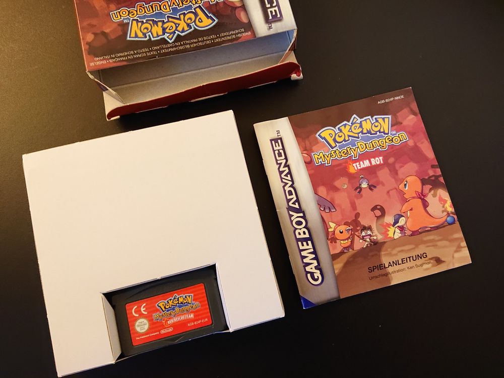Gameboy Advance GBA - Pokemon Mystery Dungeon Team Rot - CIB (Gebraucht ...