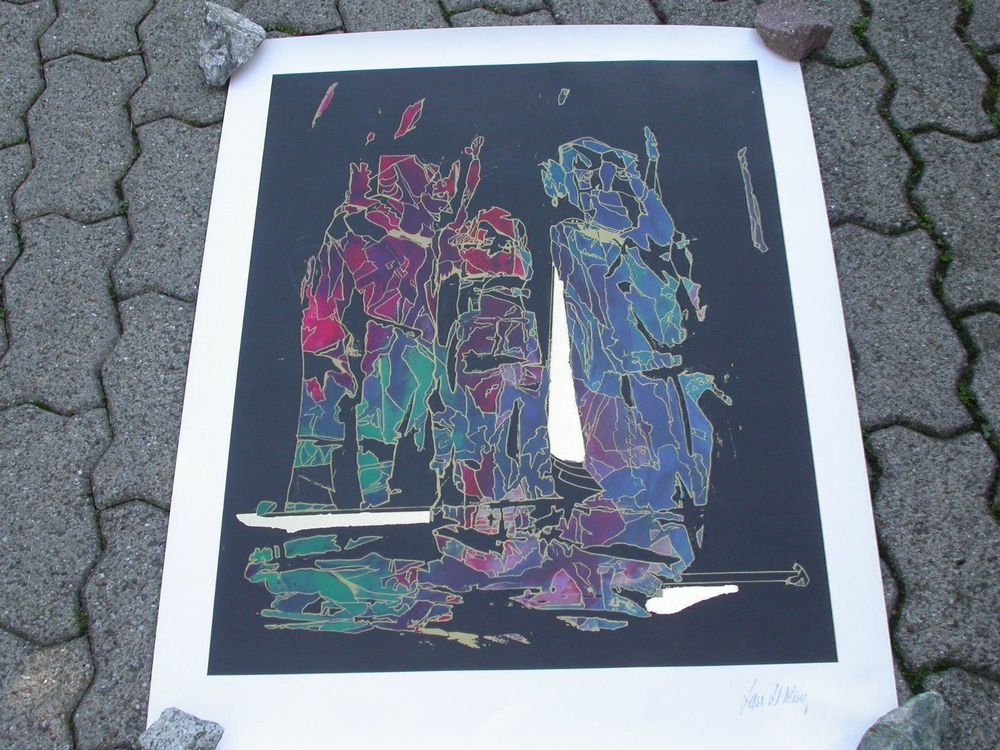 Grafik Jan D. King original signiert (Gebraucht) in Zürich für CHF 20 ...