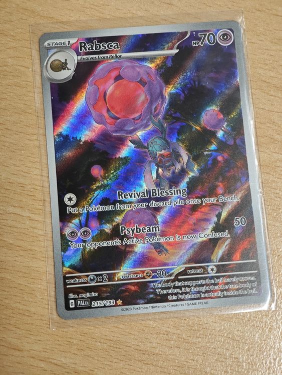 Carte Pokémon Rabsca 215/193 FR rare full art (Neu (gemäss Beschreibung ...