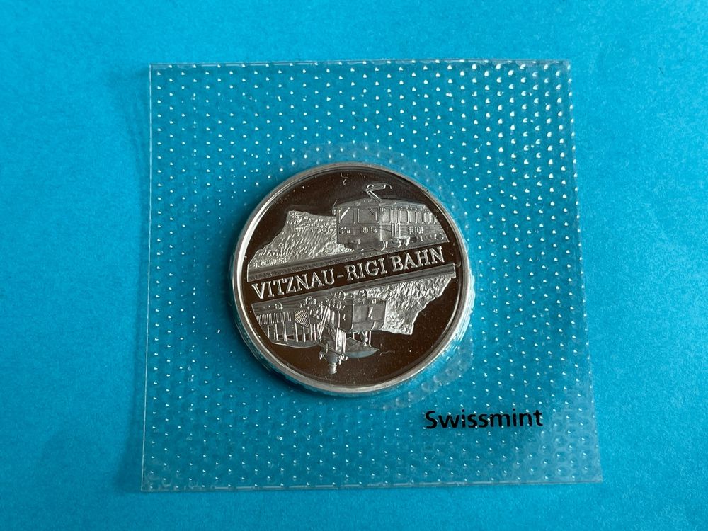 Gedenkmünze 20.— Vitznau-Rigi Bahn 2008 (Neu (gemäss Beschreibung)) in Buonas für CHF 22.5 – mit ...