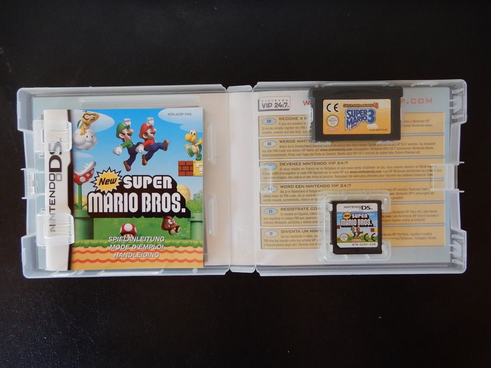 Nintendo DS 2 in 1 Super Mario Bros und Sup.Mario Advance 4 (Gebraucht ...