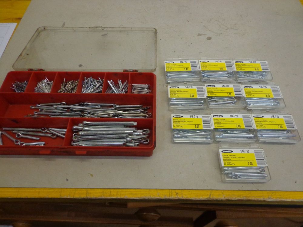 1grosser Splinten-Satz + 10 kleine assortierte Splintensätze (Gebraucht ...