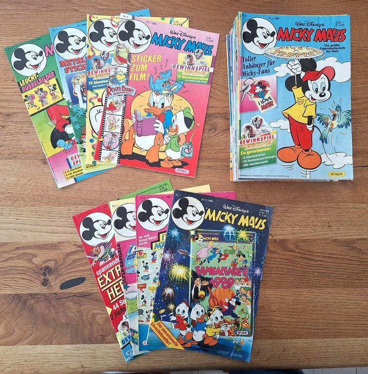 Micky Maus Hefte Jahressammlung 1989 (Gebraucht) in Schaffhausen für ...