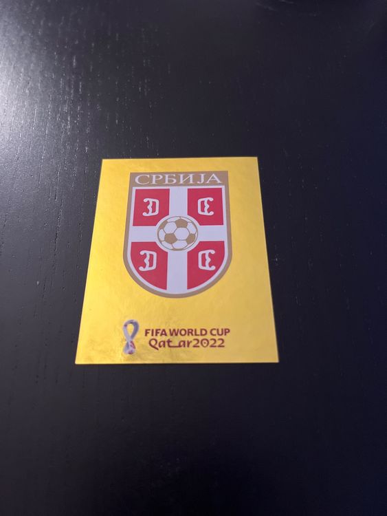 Panini WM 2022, Serbien Wappen (Neu (gemäss Beschreibung)) in ...