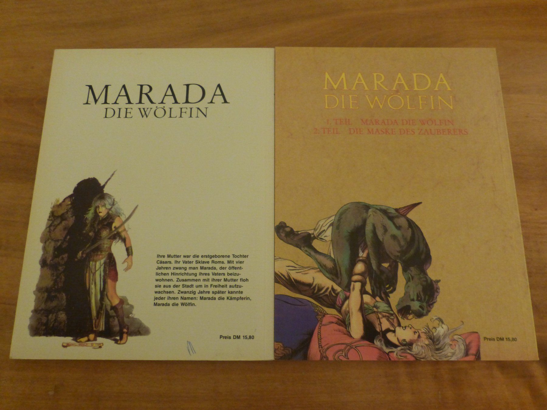 Marada die Wölfin Teil 1 und 2 Splitter Verlag John Bolton (Gebraucht ...