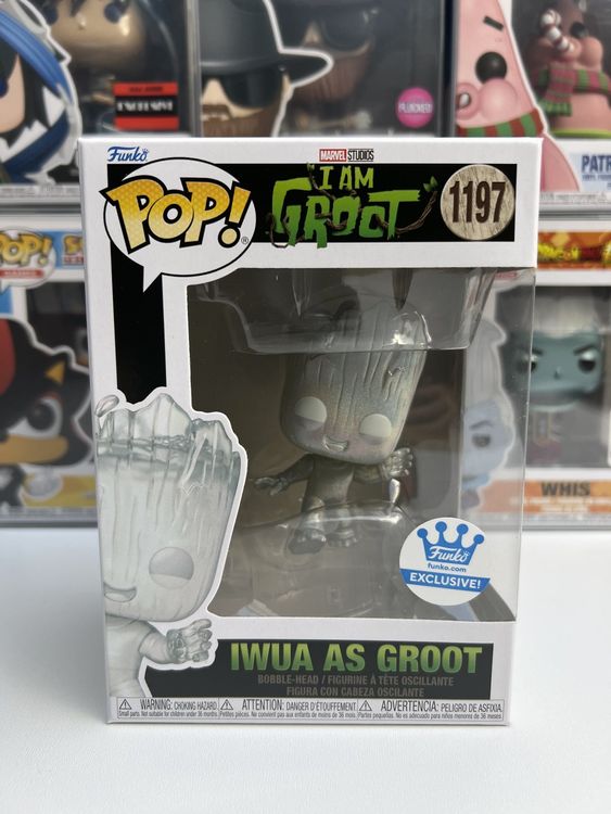 Funko POP! Je s'appelle Groot - Iwua as Groot (Translucent) (Neu und ...