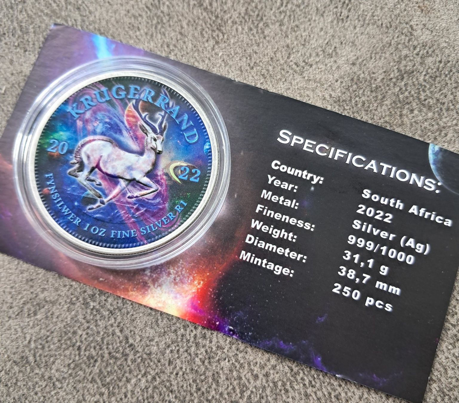 1 OZ Silber Krugerrand 2022: Auflage: 250 STK (Neu und originalverpackt) in Weinfelden für CHF ...