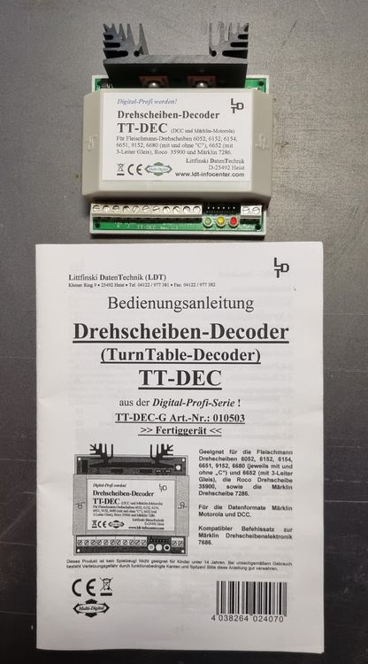 Drehscheiben Decoder TT-DEC | Kaufen auf Ricardo