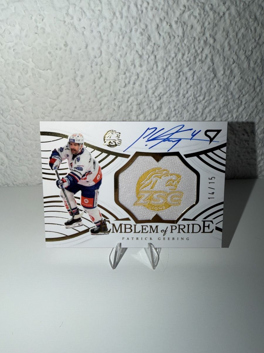 Patrick Geering - Emblem of Pride 14/15 - Sportzoo - ZSC (Neu (gemäss ...