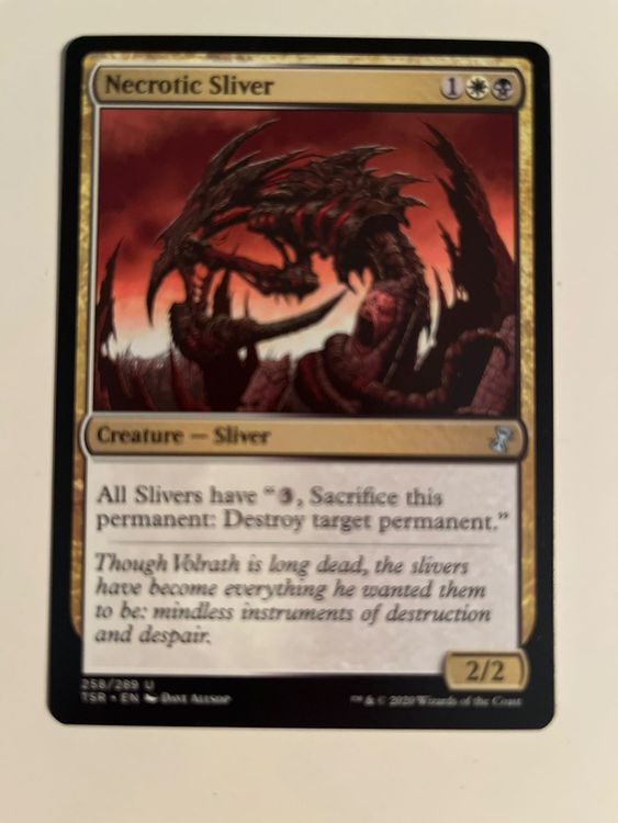 1 x Necrotic Sliver - Magic: The Gathering - MtG (Gebraucht) in Kriens ...