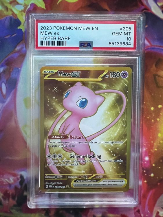 Pokemon 151 Mew ex Hyper Rare PSA10 EN (Gebraucht) in Siebnen für CHF 40 – mit Lieferung auf ...