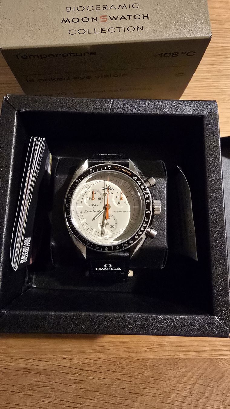Moonswatch mod metal case Mission to Jupiter - omega Swatch (Gebraucht ...