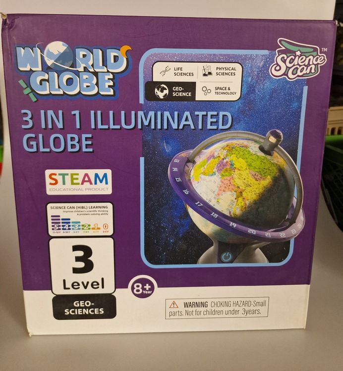 World Globe 3 in 1 Leuchtglobus,neu und originalverpackt (Neu und ...