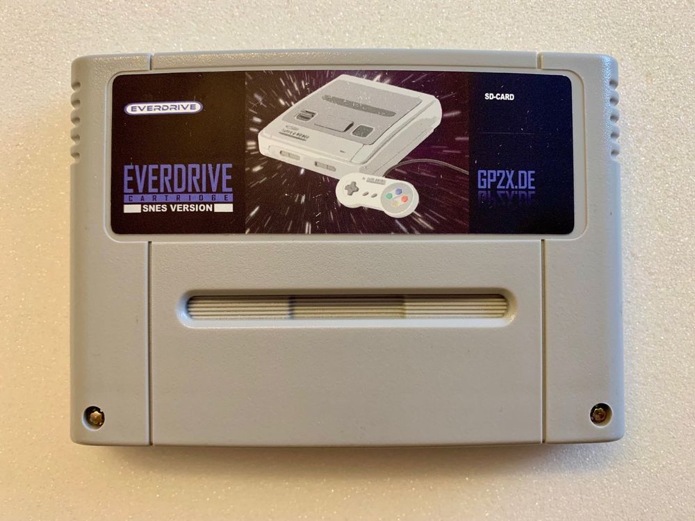 EVERDRIVE Cartridge Super Nintendo/SNES Version mit SD-Karte (Gebraucht ...