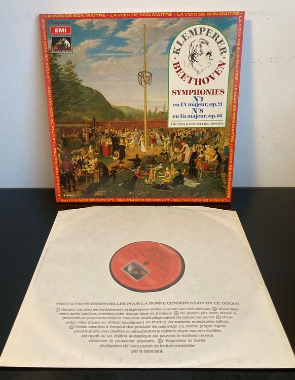 Beethoven, Klemperer -Symphonies N°1 En Ut Majeur & N°8… LP (Neu ...