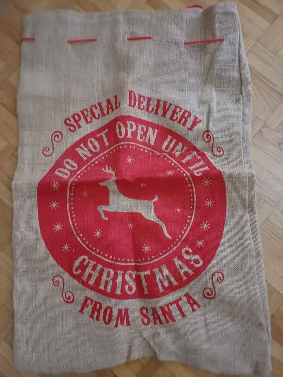 Samichlaus Sack gross "Special Delivery" - Neu! 🎅🎁🎄 (Neu (gemäss ...