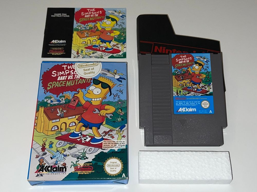 NES - Simpsons: Bart vs. the Space Mutants (OVP) [PAL A/UKV] (Gebraucht ...