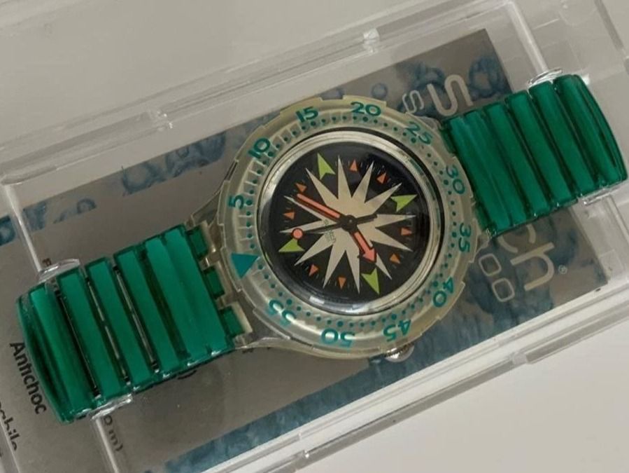 MINT DROPS Swatch SCUBA ★ ungetragen ★ * Large * VINTAGE (Neu und originalverpackt) in Wettswil ...