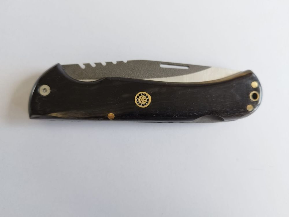 Handgefertigtes N690 Böhler Taschenmesser mit Horngriff (Neu und ...