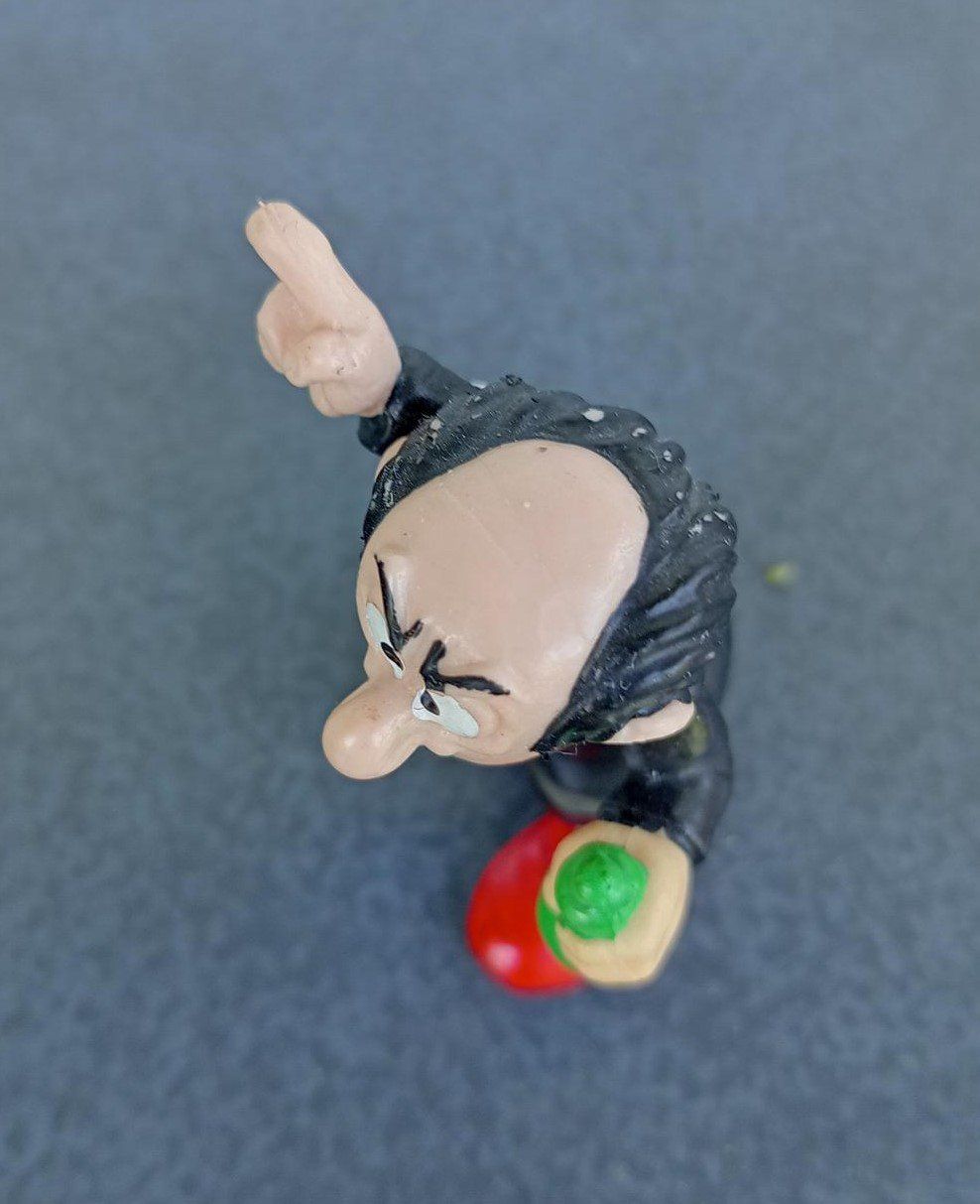 Gargamel Schlumpf Figur - Finger in der Luft - *selten* (Gebraucht) in ...