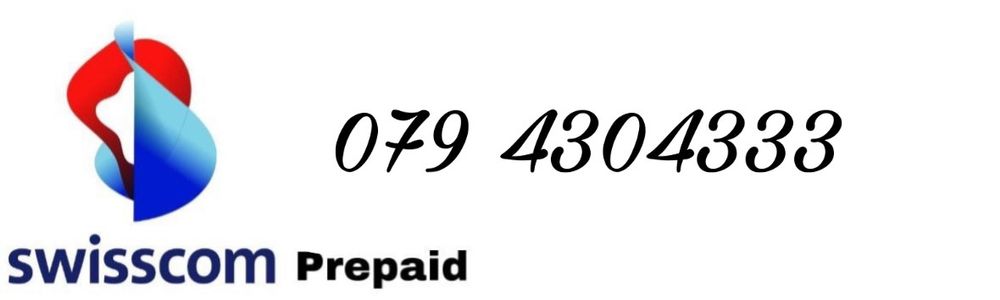 Prepaid Swisscom VIP Nummer 079 4304333 !! (Neuf (Voir description)) à ...