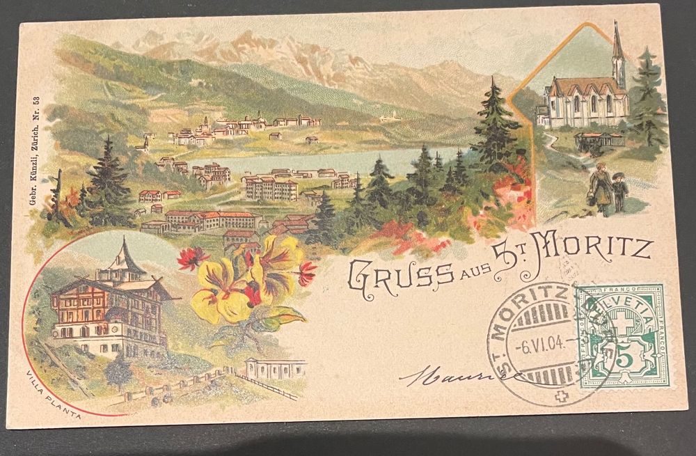 Gruss aus St.Moritz Litho | Kaufen auf Ricardo