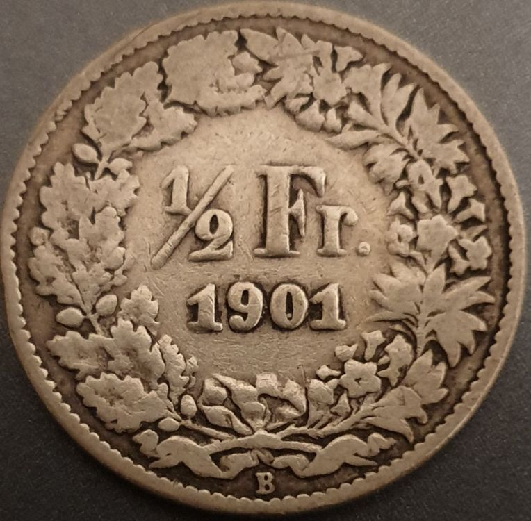 50 Rappen 1901 gut erhalten | Kaufen auf Ricardo