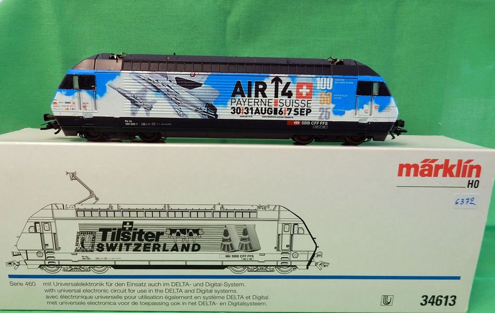 HO - Märklin - CFF/SBB Loc - El. Re 460 "AIR Payerne 14" | Kaufen auf Ricardo
