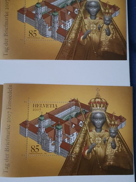 Kloster Briefmarke : Tag der Briefmarke 2007 Einsiedeln (Neu (gemäss Beschreibung)) in ...