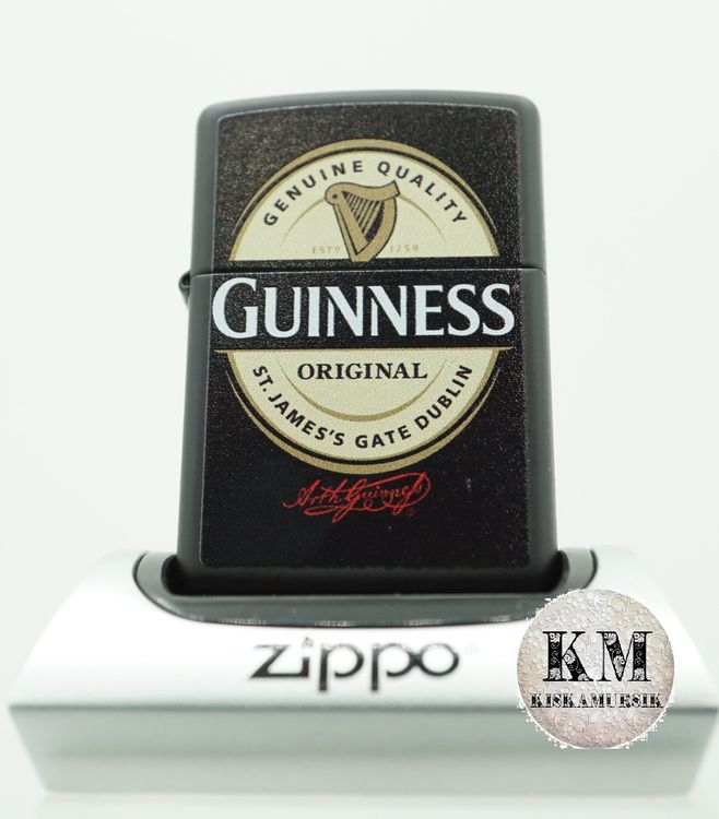 ZIPPO® GUINNESS STOUT BEER - print- 2018 - UNGEZÜNDET (Neu (gemäss ...