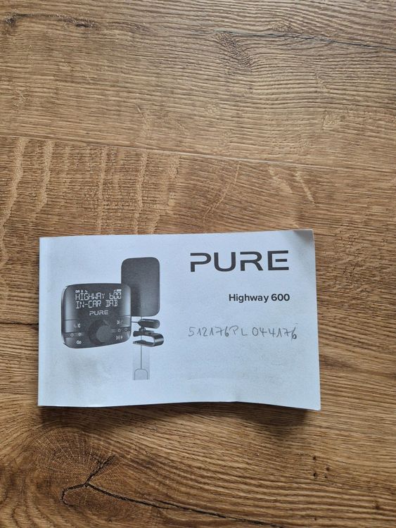 Pure Highway 600 In-Car DAB Radio Adapter - Komplett! (Neu (gemäss ...