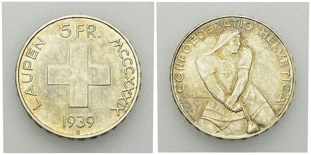 5 Franken 1939, Laupen | Kaufen auf Ricardo