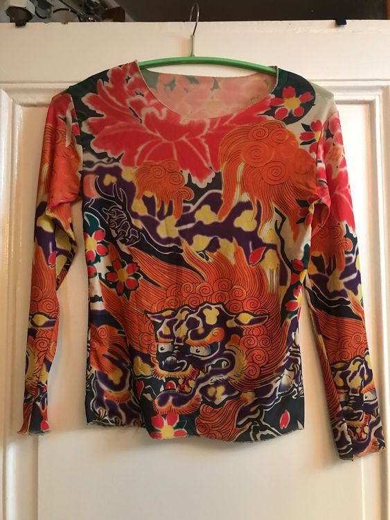 Haut vintage 90’s en mesh dragon | Kaufen auf Ricardo