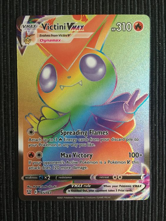Pokemon Victini Vmax Rainbow Battle Styles EN Mint (Neu (gemäss ...