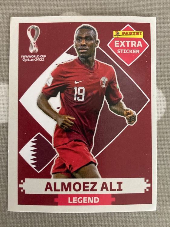 Panini Extra Legend Almoez Ali Red | Kaufen auf Ricardo