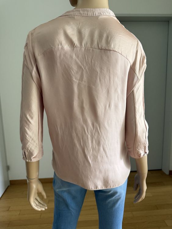 Zara Basic Bluse Grösse XS zartrosa Kurzarmbluse Rosa Top (Neu (gemäss ...