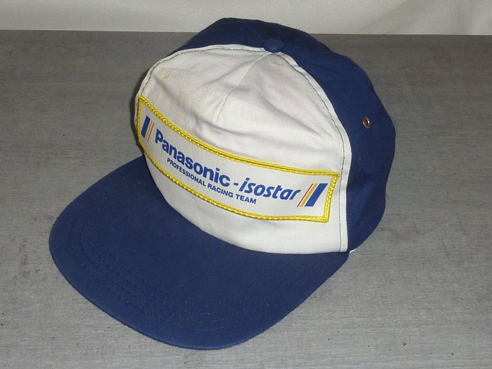 Vintage Velo Rennrad Panasonic Isostar Mütze Base Cap Cappie | Kaufen ...