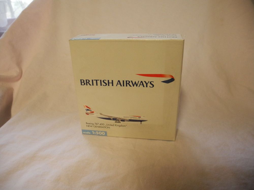 HERPA NR. 512497 BOEING 747-400 BRITISH AIRWAYS 1:500 MIB | Kaufen auf ...