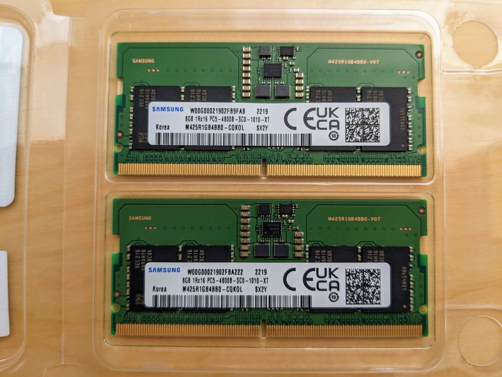 Samsung 16GB (2x8GB) DDR5 SODIMM 4800MHz RAM (Gebraucht) in Winterthur ...
