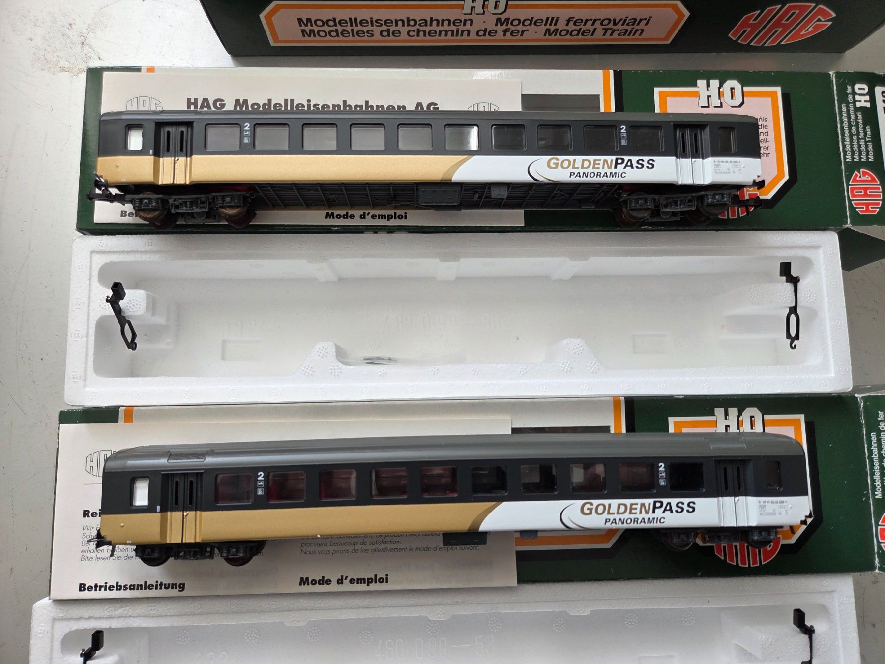 4 HAG BLS Golden Pass Personenwagen (Neu (gemäss Beschreibung)) in Lohn ...