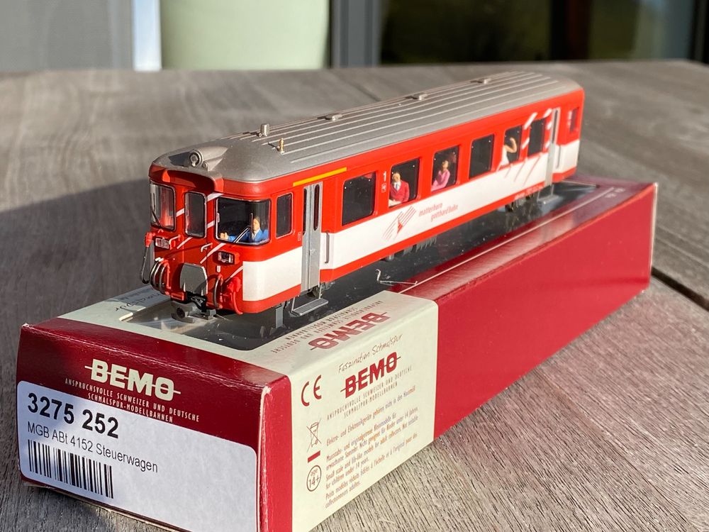 MGB Bemo H0m Zug 6-teilig Pirovino Finish Licht digital (Neu (gemäss ...