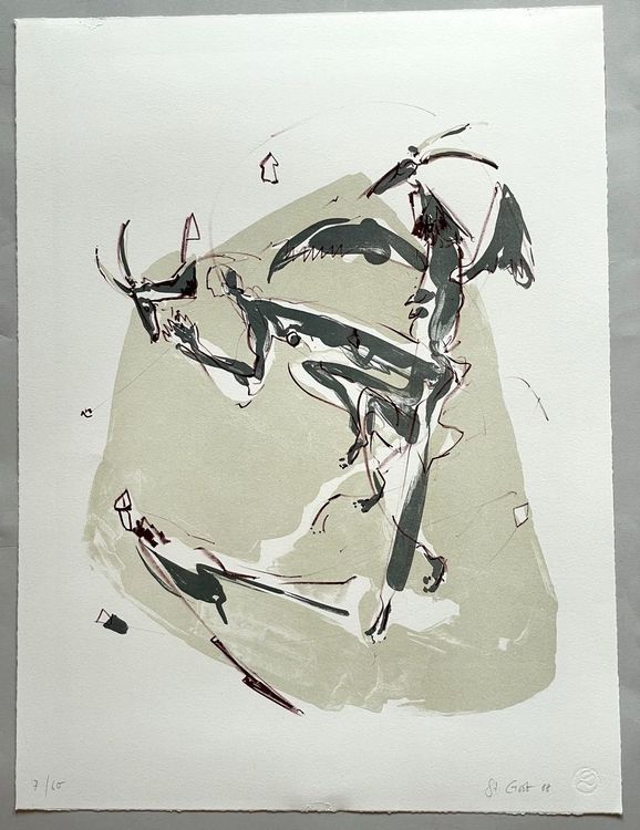 STEPHANIE GROB 1957 LITHOGRAPHIE SIGNIERT NUMMERIERT (Gebraucht) in Gersau für CHF 58 – mit ...