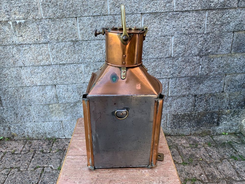 seltene alte Alderson & Gyde Birmingham Schiffslampe (Gebraucht) in ...