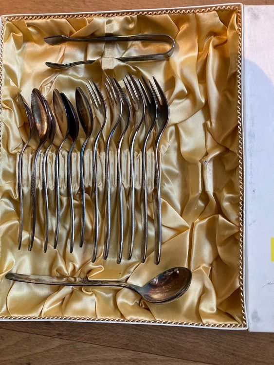 Versilbertes Kaffeebesteck Anemone 100 von Arotan | Kaufen auf Ricardo