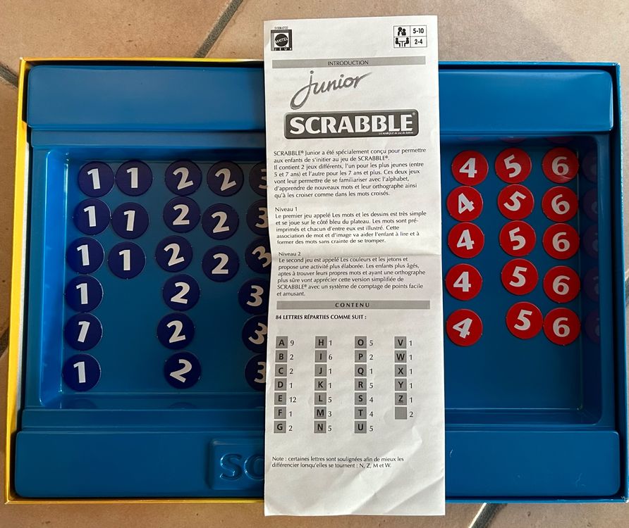 Scrabble pour enfants de 5 a 10 ans avec 2 jeux évolutifs | Kaufen auf ...